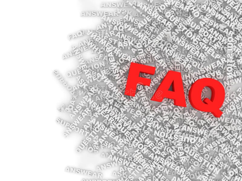 FAQ Concept Background stock illustration. Illustration of support ...