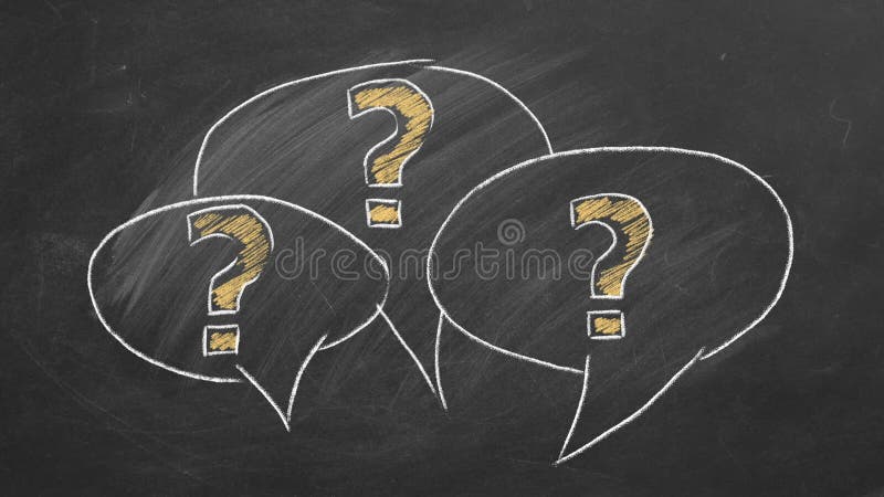 FAQ Concept. Chalkboard Animation. Stock Video - Video of greenboard ...