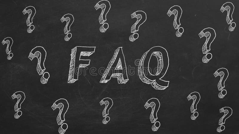 FAQ concept stock footage. Video of handwritten, chalkboard - 144088786