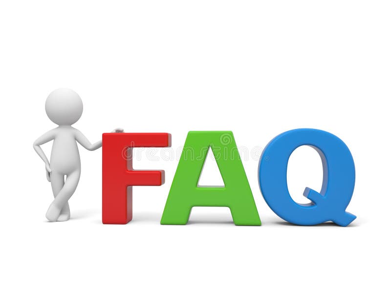 FAQ stock illustration. Illustration of person, mark - 70647076