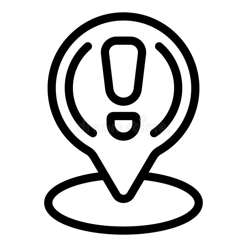 FAQ Exclamation Mark Icon Outline Vector. Problem Solving Information ...