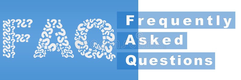 Faq Filled Question Mark Blue Stripe Stock Illustrations – 1 Faq Filled ...