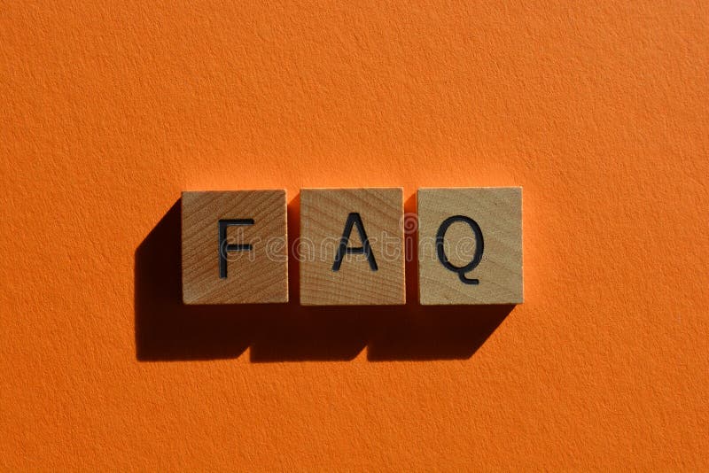 FAQ, Frequently Asked Question, Banner Heading Stock Image - Image of ...