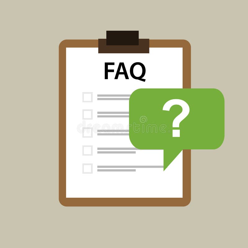 Faq Frequently Asked Question Icon Vector Mark Stock Vector ...