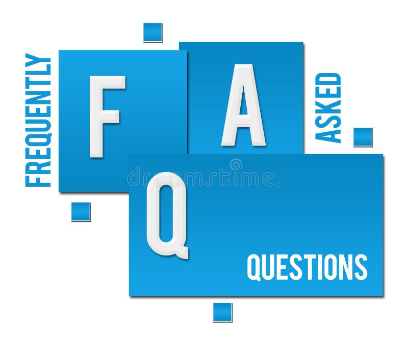 Any Questions Blue Grid stock illustration. Illustration of query ...