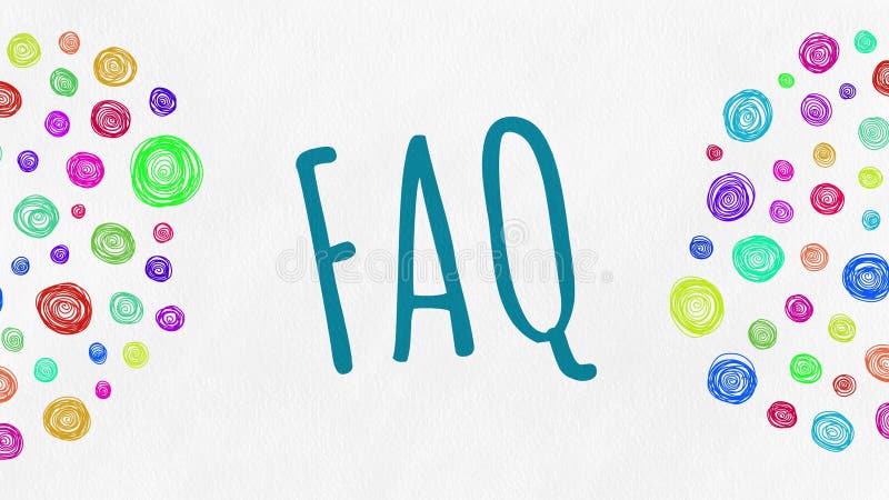 FAQ. Frequently Asked Questions. Animated Illustration Stock Footage ...