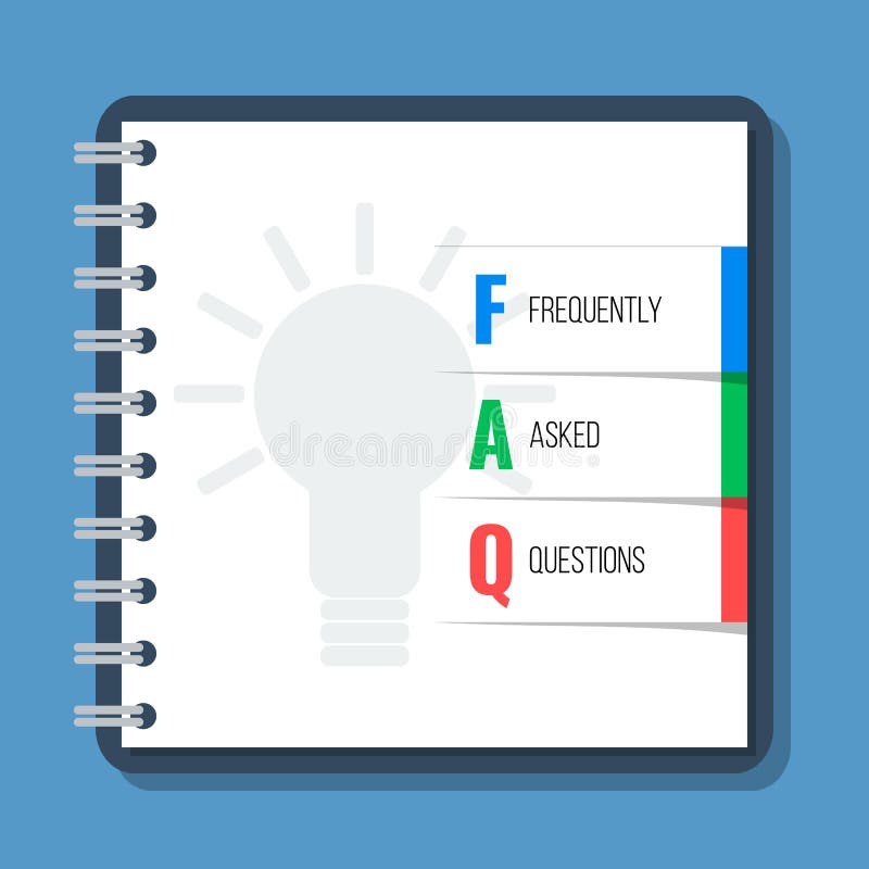 FAQ, Frequently Asked Questions Concept Stock Vector - Illustration of ...