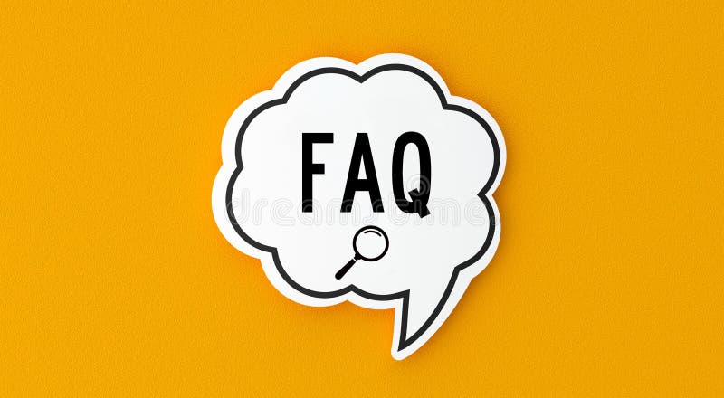 Faq,frequently Asked Questions.Speech Bubble Banner Stock Image - Image ...