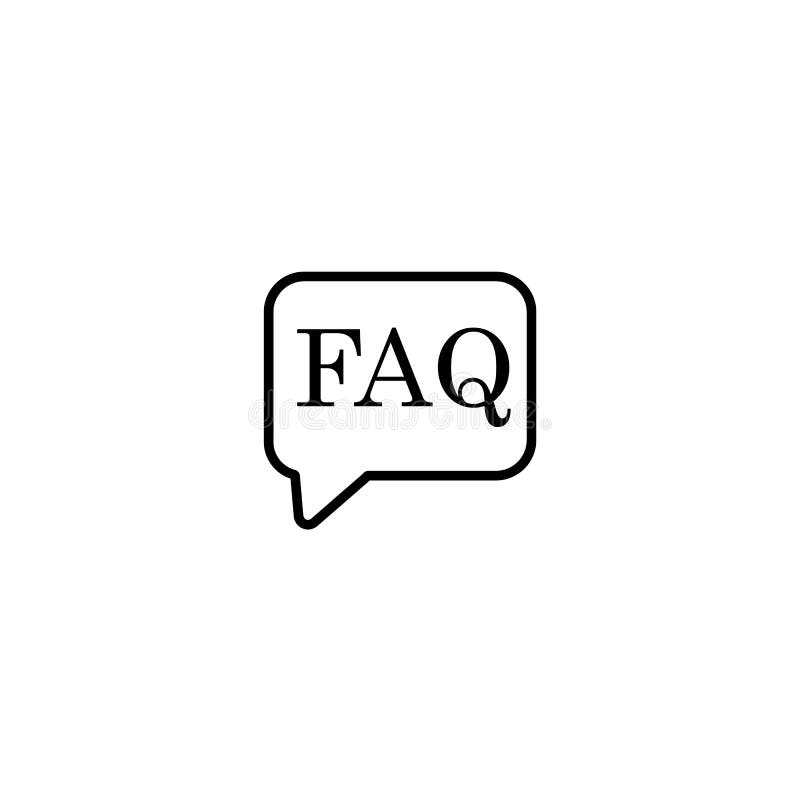 FAQ, Frequently Asked Questions Vector Icon. Elements for Mobile ...