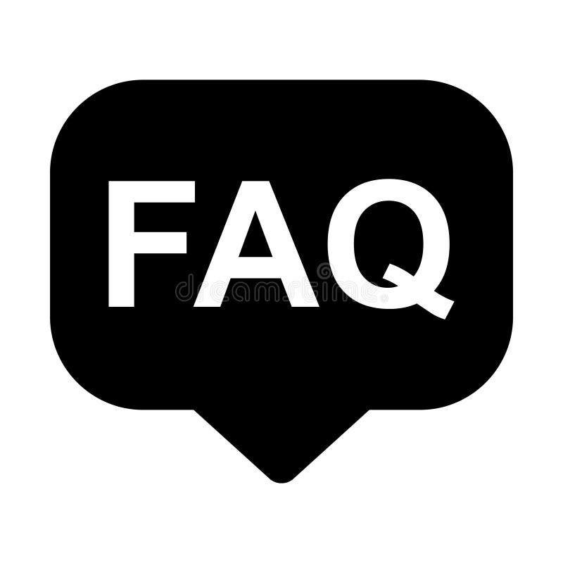 FAQ, Frequently Asked Questions Vector Icon. Information Speech Bubble ...