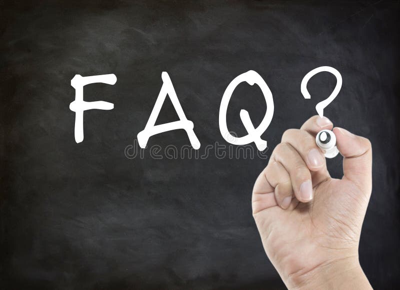FAQ, question blackboard stock image. Image of green - 20853117