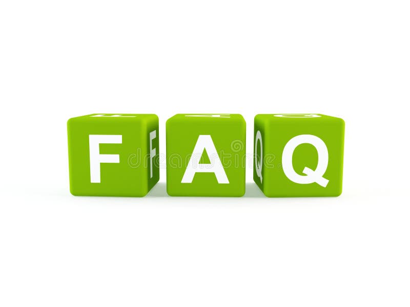 FAQ icon stock illustration. Illustration of dice, marketing - 24064161