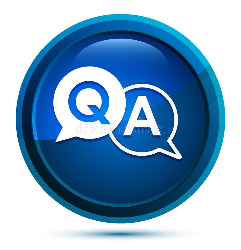Faq Blue Icon stock illustration. Illustration of word - 22279430