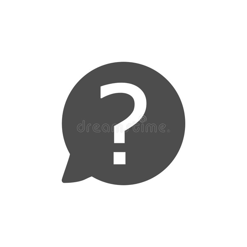Faq Icon, Question Icon. Vector Illustration Flat Design Stock ...