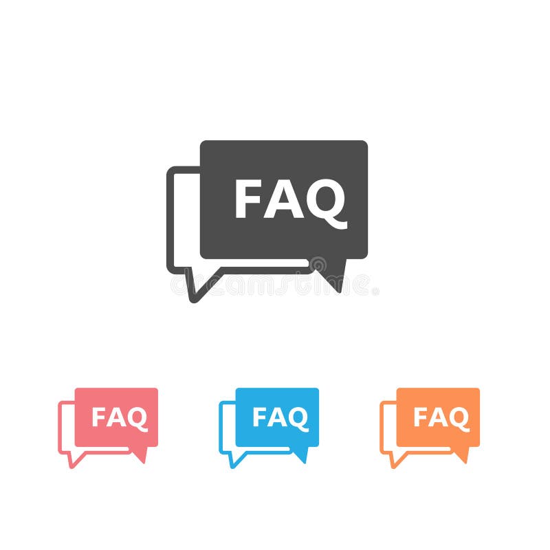 Faq Icon Stock Illustrations – 60,047 Faq Icon Stock Illustrations ...