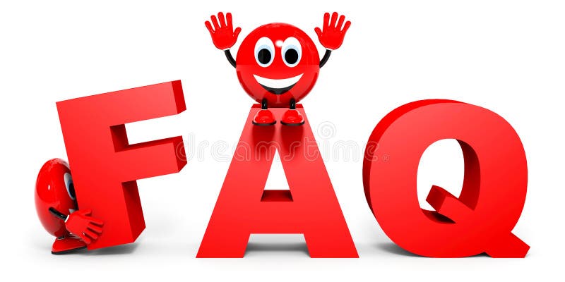 FAQ. stock illustration. Illustration of problem, cute - 89824951