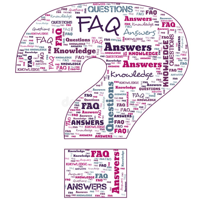 FAQ Knowledge Base Answers Header Stock Illustration - Illustration of ...