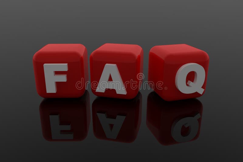 FAQ letter stock illustration. Illustration of information - 12199733