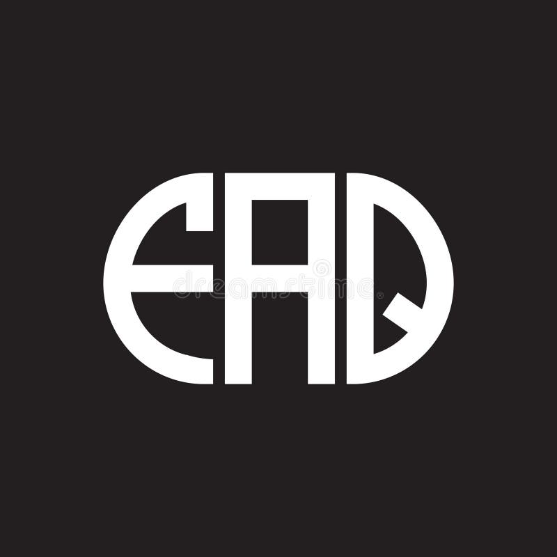 FAQ Letter Logo Design on Black Background. FAQ Creative Initials ...