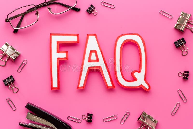 Faq Message Frequently Asked Questions. Information Helpdesk Concept ...