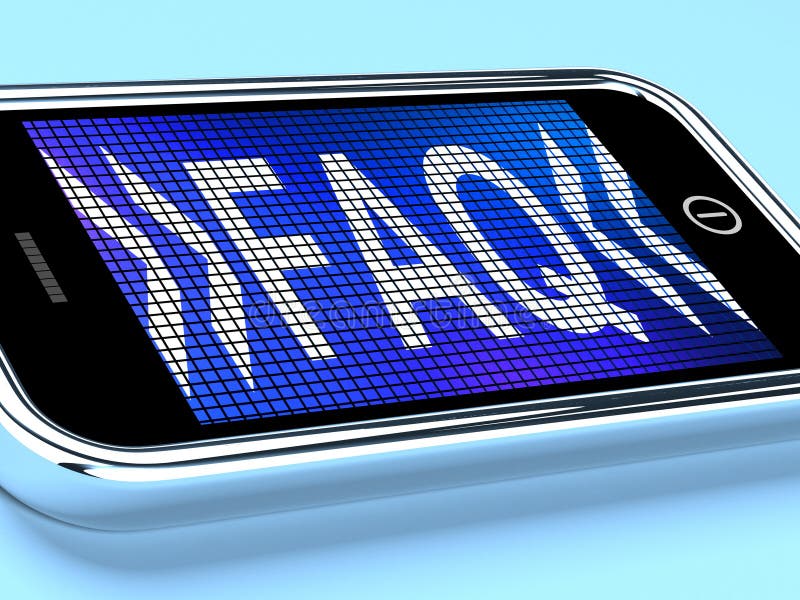 Faq Message on a Mobile Phone Shows Help Stock Illustration ...