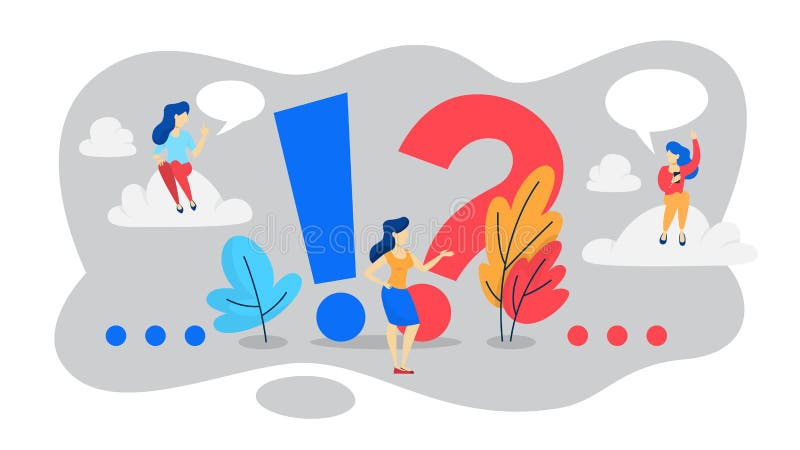 FAQ or Question and Answer Concept. Customer Help Stock Vector ...