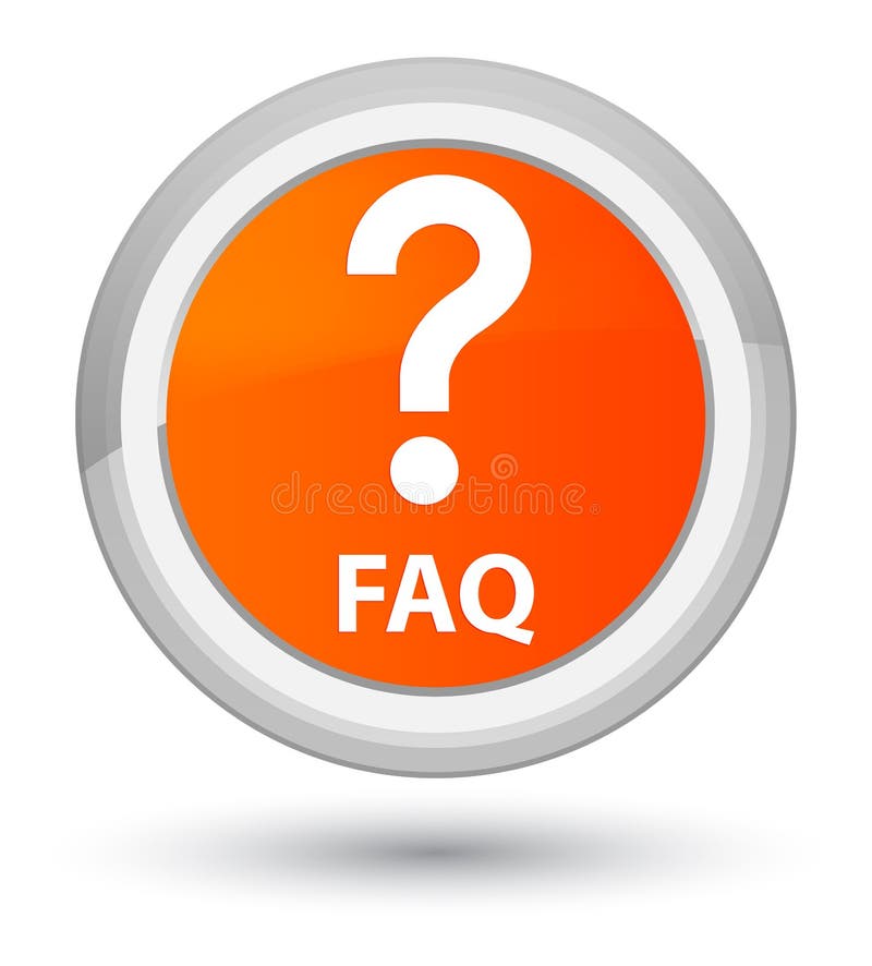 Question Mark Icon Orange Round Stock Illustrations – 490 Question Mark ...