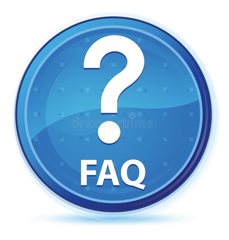 Faq (question Icon) Midnight Blue Prime Round Button Stock Vector ...