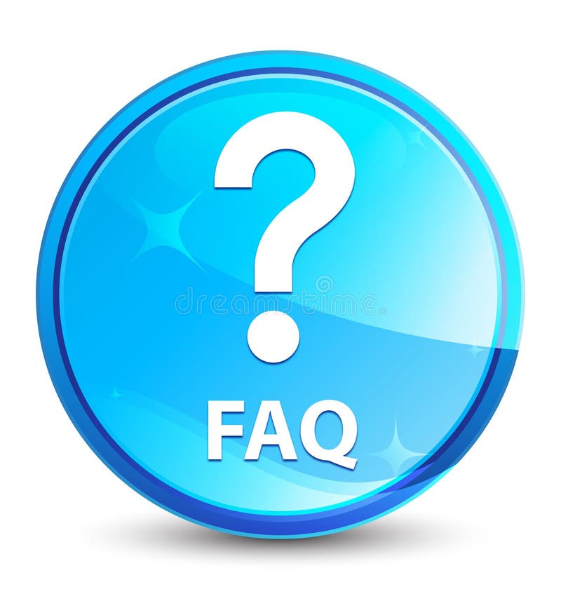 Faq (question Icon) Splash Natural Blue Round Button Stock Vector ...
