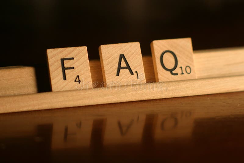 FAQ stellte häufig Fragen stockbild. Bild von fragen, häufig - 6448933
