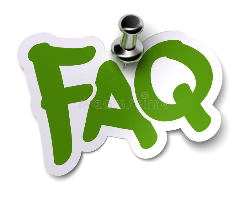 Faq button stock illustration. Illustration of render - 15583948