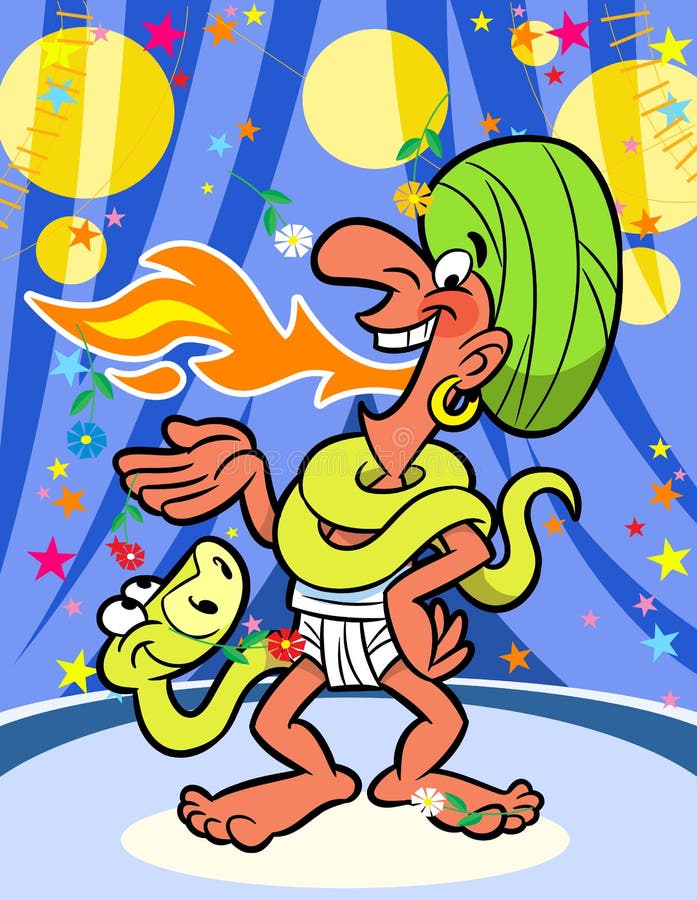 Faquir, Ilustración En Estilo Del Maya Ilustración del Vector ...