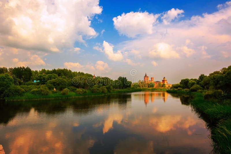 Overlook the castle stock image. Image of building, landscape - 29310873