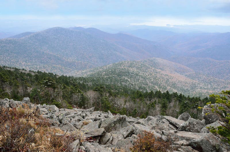 Far Eastern Fells, the Views from the Mountain Pedan Stock Photo ...