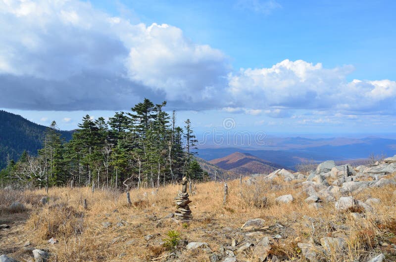 Far Eastern Fells, the Views from the Mountain Pedan Stock Photo ...