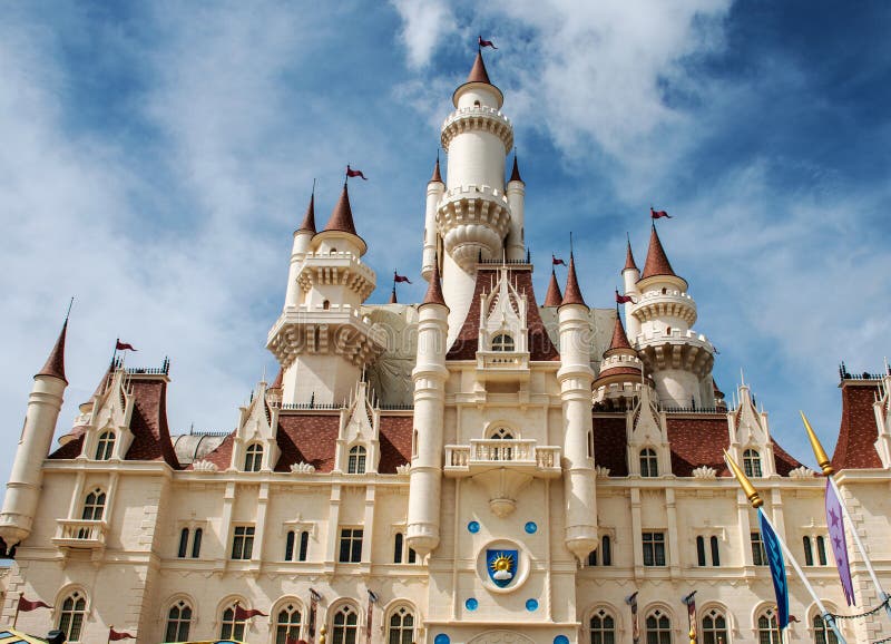 The Far Far Away Castle editorial stock photo. Image of famous - 321764643