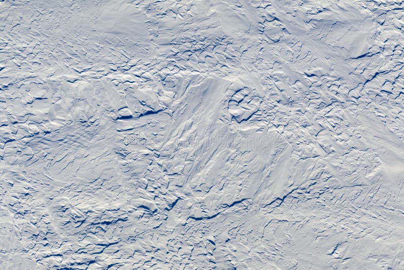 Far North, Snow Texture, Winter Landscape Aerial View Stock Photo ...