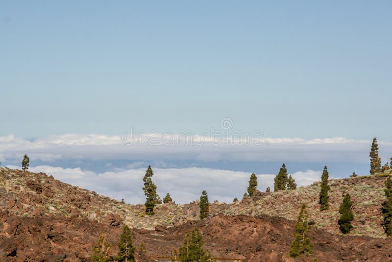 Far View from the Mountain Over the Sea Stock Photo - Image of clear ...