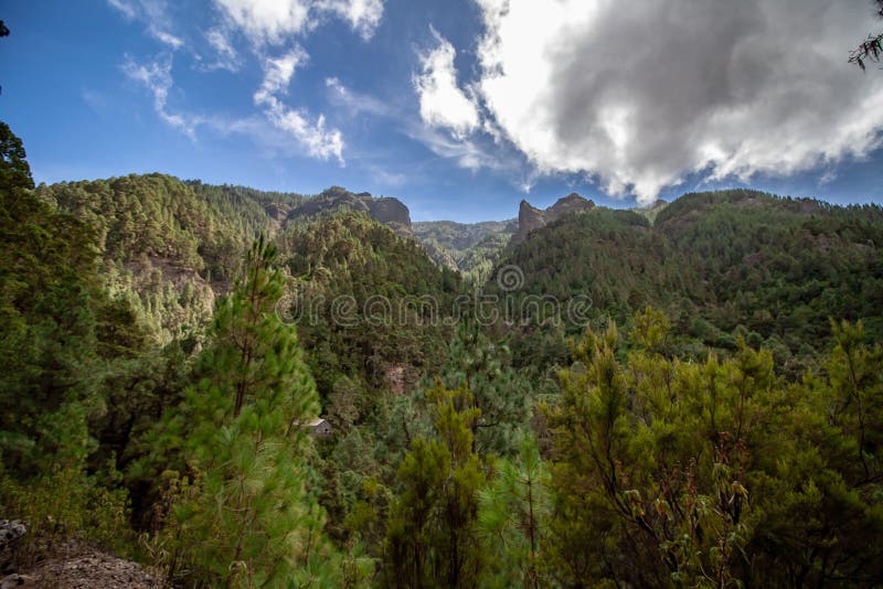 Far View Over a Forest on Rock Formations Stock Photo - Image of famous ...