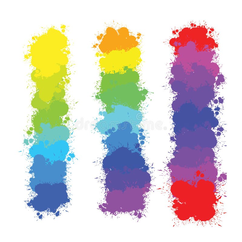 Farbe Spritzt Hintergrund EPS10 Vektor Abbildung - Illustration von ...