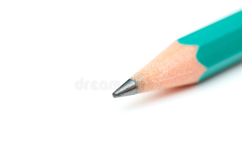 Einzelner Bleistift stockfoto. Bild von farbe, unterricht - 5199826