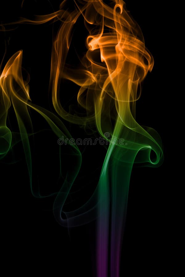 Farbiger Rauch Der Zusammenfassung Stockbild - Bild von konzept ...