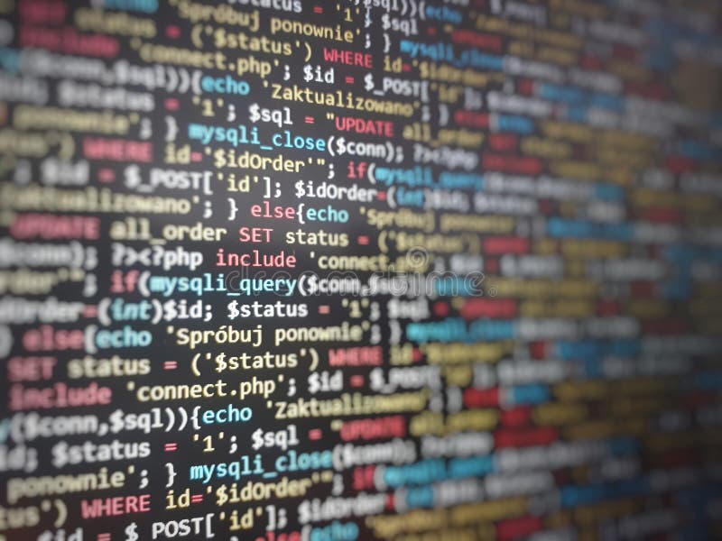 Programmieren Von PHP Auf Laptop-Bildschirm Programmcode PHP HTML CSS Der Website Computercode ...