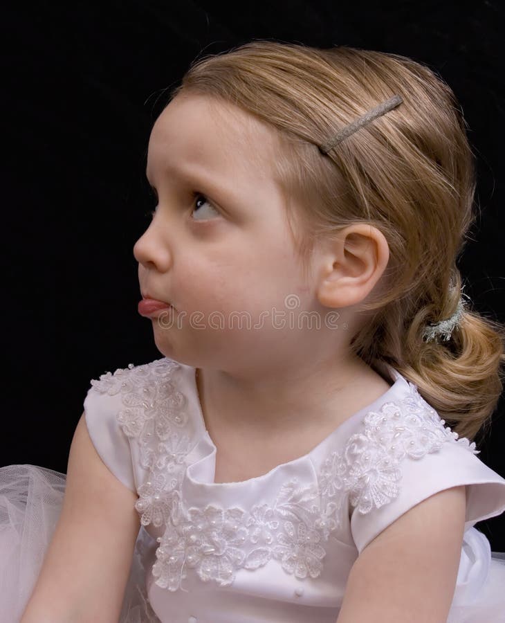 Fare il broncio immagine stock. Immagine di arrabbiato - 761439