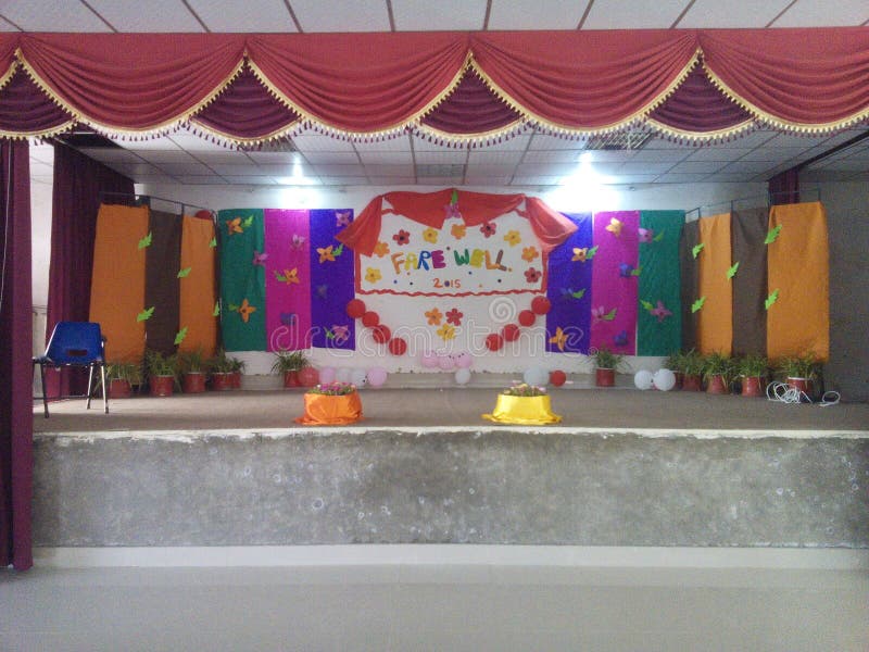 Stage Decoration Ideas For Farewell Party at Corrina Davis blog