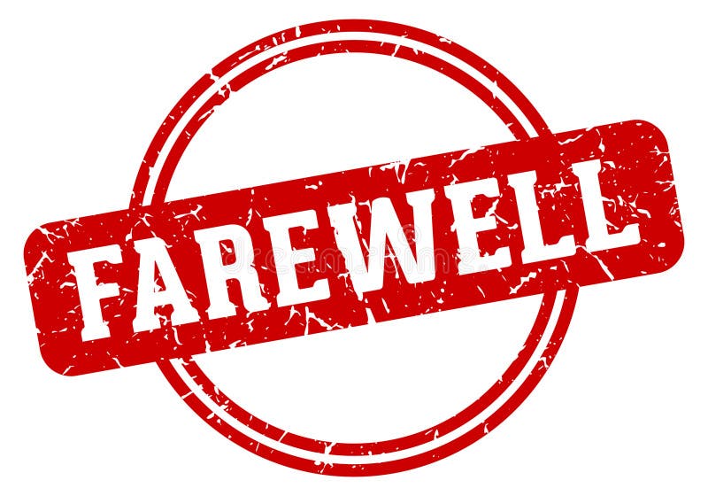 Farewell stamp stock vector. Illustration of grunge - 360708993