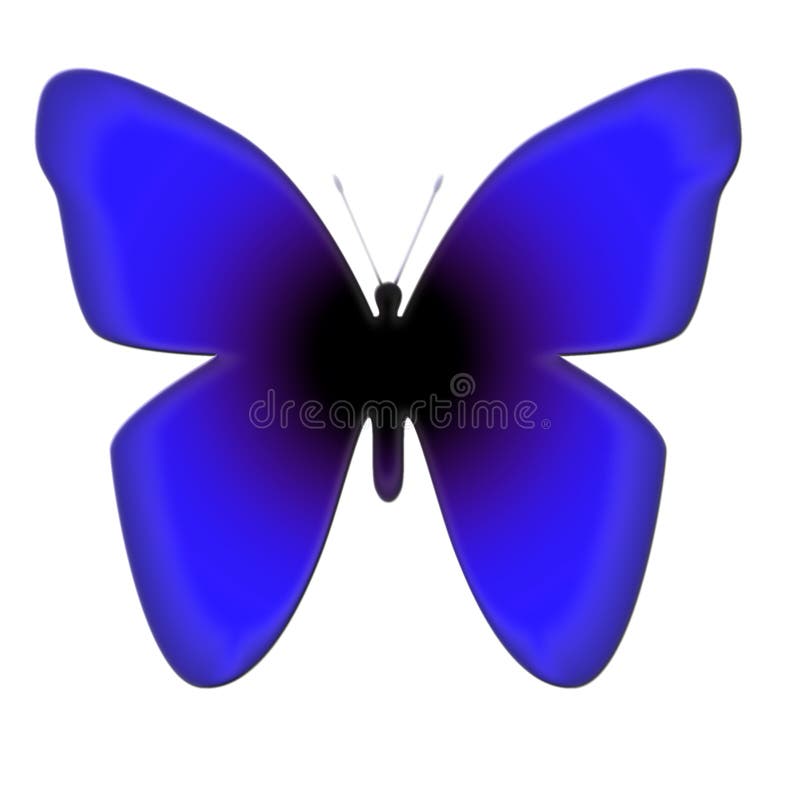 Farfalla blu illustrazione di stock. Illustrazione di farfalla - 1916731