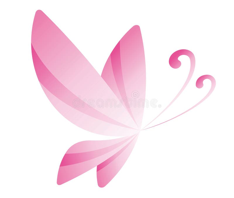 Farfalla rosa illustrazione di stock. Illustrazione di decorazione ...