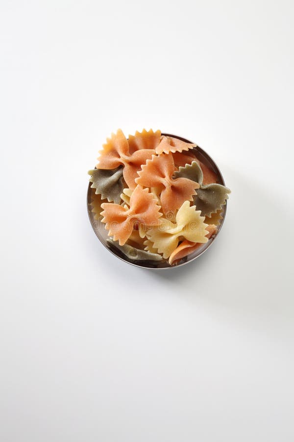 Farfalloni pasta stock image. Image of carbohydrate, pasta - 18322305