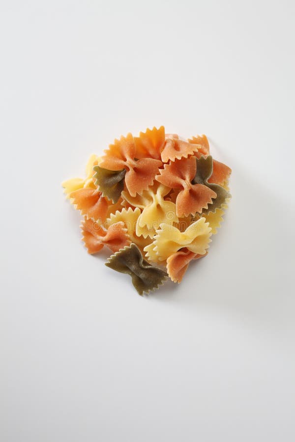 Farfalloni pasta stock image. Image of carbohydrate, pasta - 18322305